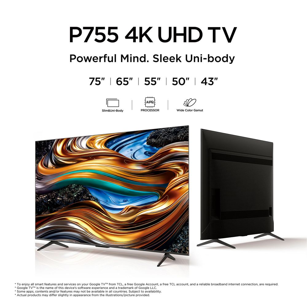 Televisor TCL LED 55" UHD 4K Smart TV 55P755 - Promart