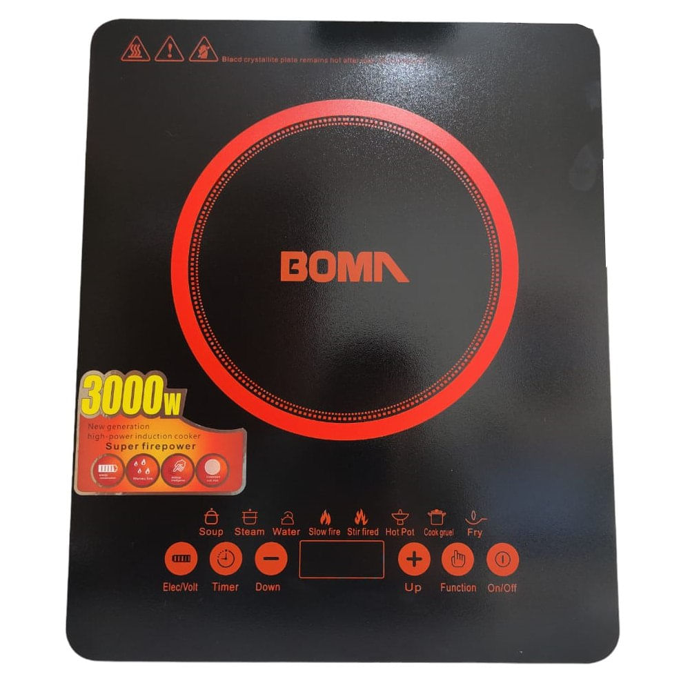 Cocina de Inducción Digital BOMA 3000w 220V Multifunción - Promart