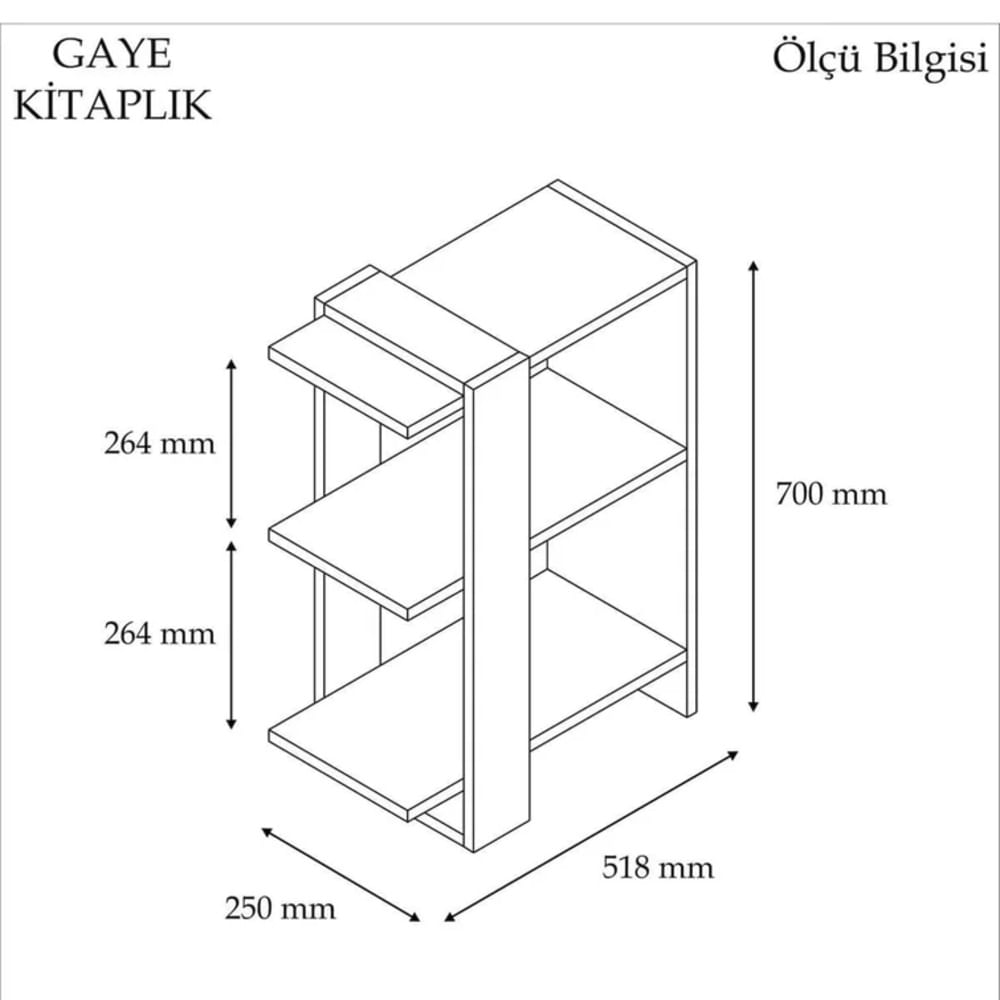 Estante Moderno Chastil Marro y Negro R&R MUEBLES - Promart