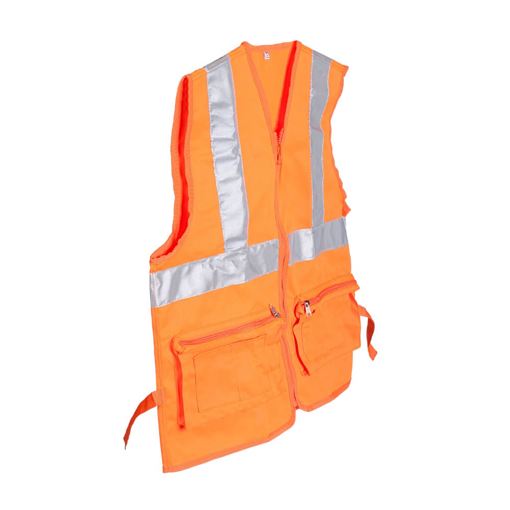 Chaleco para obra Naranja Talla: Small Werken | Promart.pe - Promart