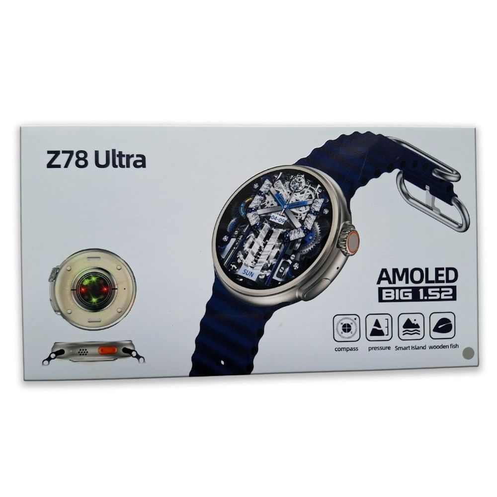 Pack Smartwatch Z78 Ultra Negro y Audifono I12 Negro - Promart