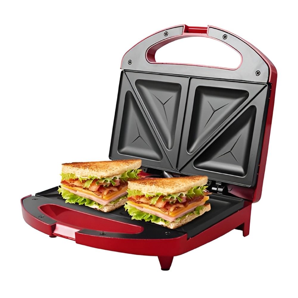 Sandwichera Maker Imaco IST101RM de 2 Panes Rojo Metálico - Promart