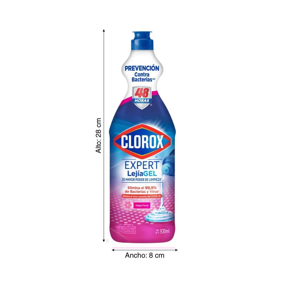 Lejía Power Gel Magia Floral 930 ml Clorox - Promart