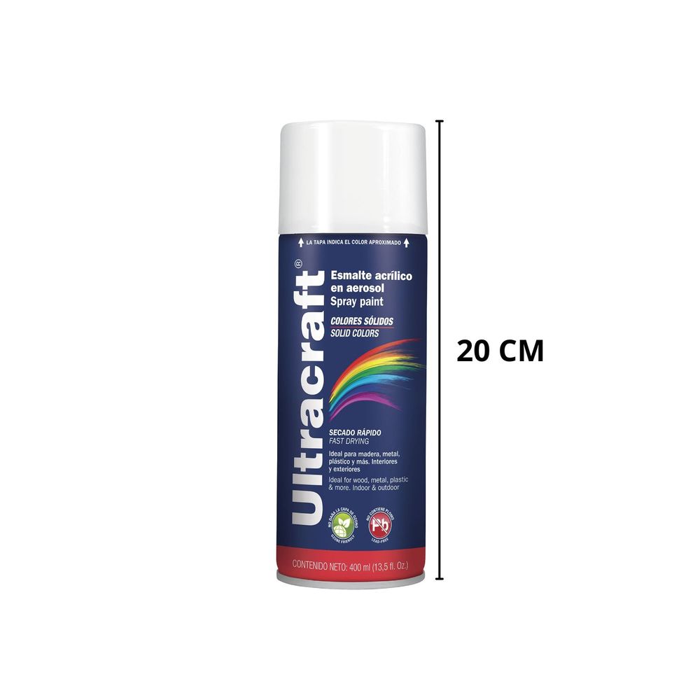 Pintura Spray Color Laca Transparente x4 Unidades Ultracraft 40041-4 ...