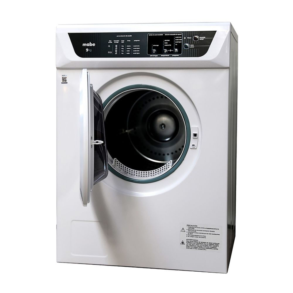 Secadora de Ropa Mabe SEM81BDBB Carga Frontal 9kg Blanco - Promart