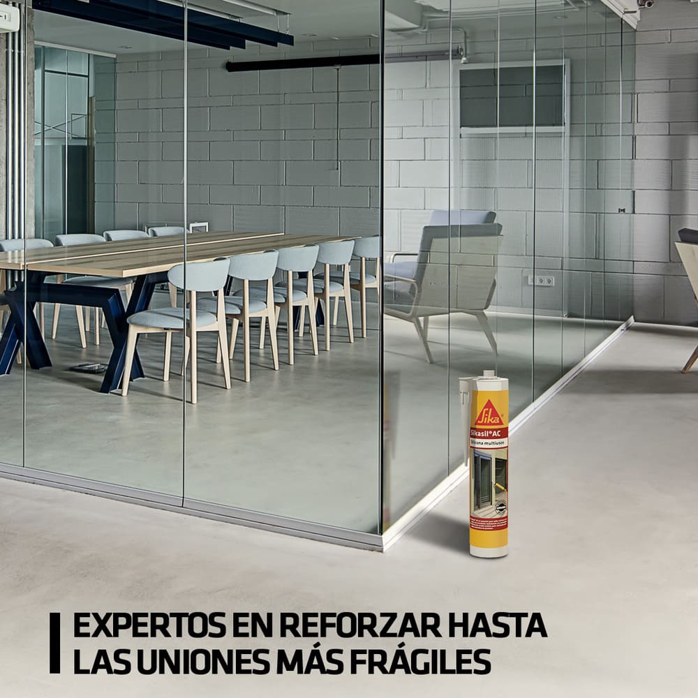 Silicona Sikasil AC Blanco 280 ml Sika - Promart