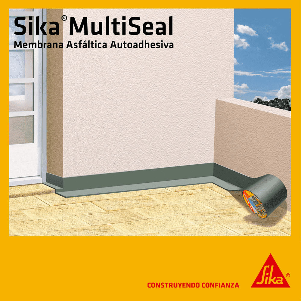 Cinta autoadhesiva impermeable Sika Multiseal S Aluminio 10cmx10m ...