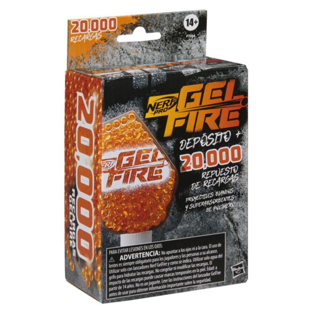 Refill Nerf Gelfire Hopper Naranja - Promart