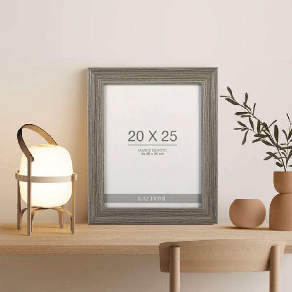 Marco De Fotos Madera Gris 20 x 25 cm - Promart