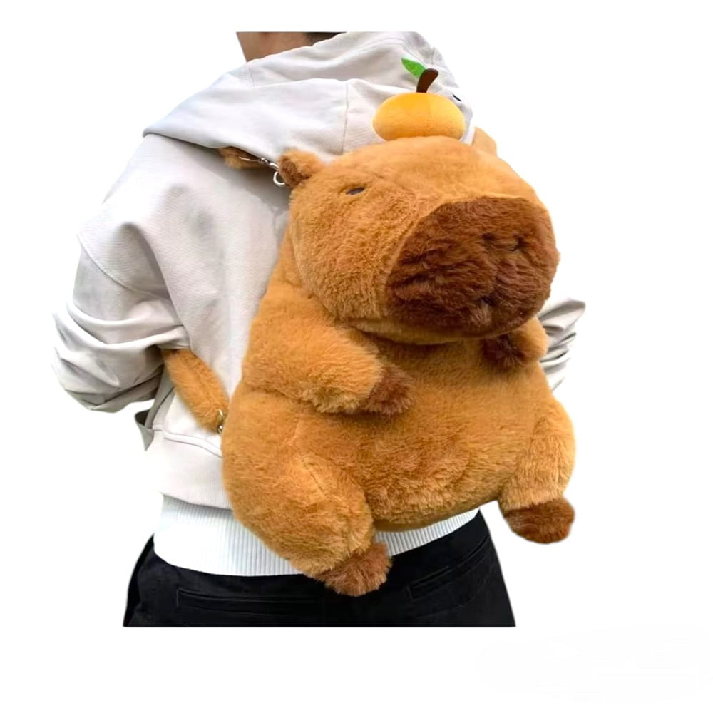 Mochila de peluche Capibara | Promart.pe - Promart