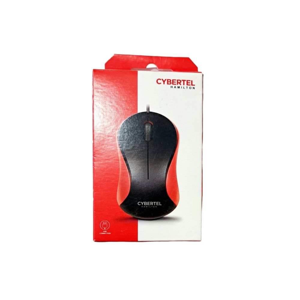 Mouse Cybertel Hamilton CYB M209 Red USB - Promart