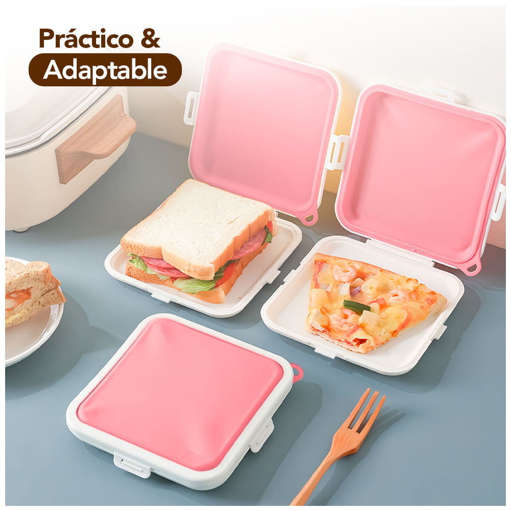 Táper para Sandwich Rosado A88 | Promart.pe - Promart