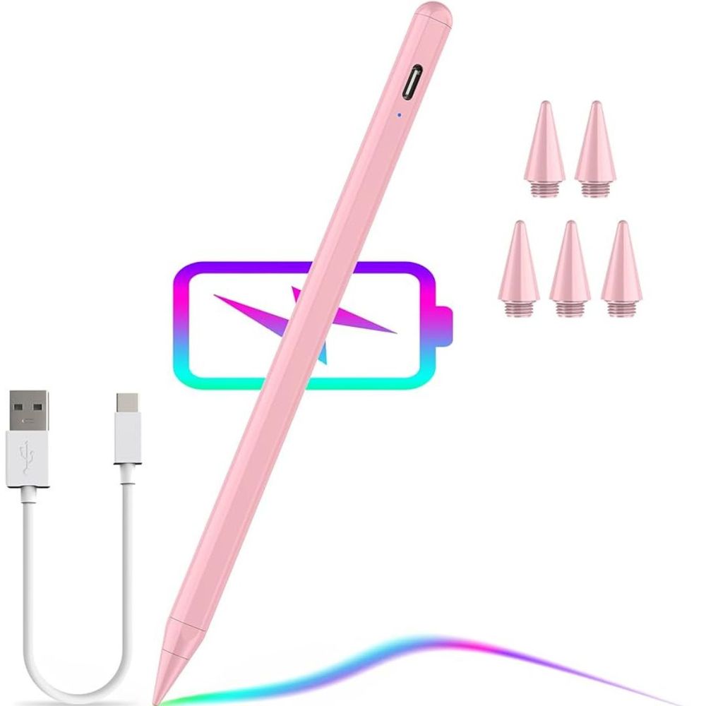 Lápiz Óptico Universal para Tablet IPad y Celulares Rosado - Promart