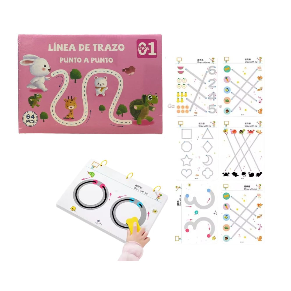 Aprende Jugando Libro de Trazos para Niña - Promart