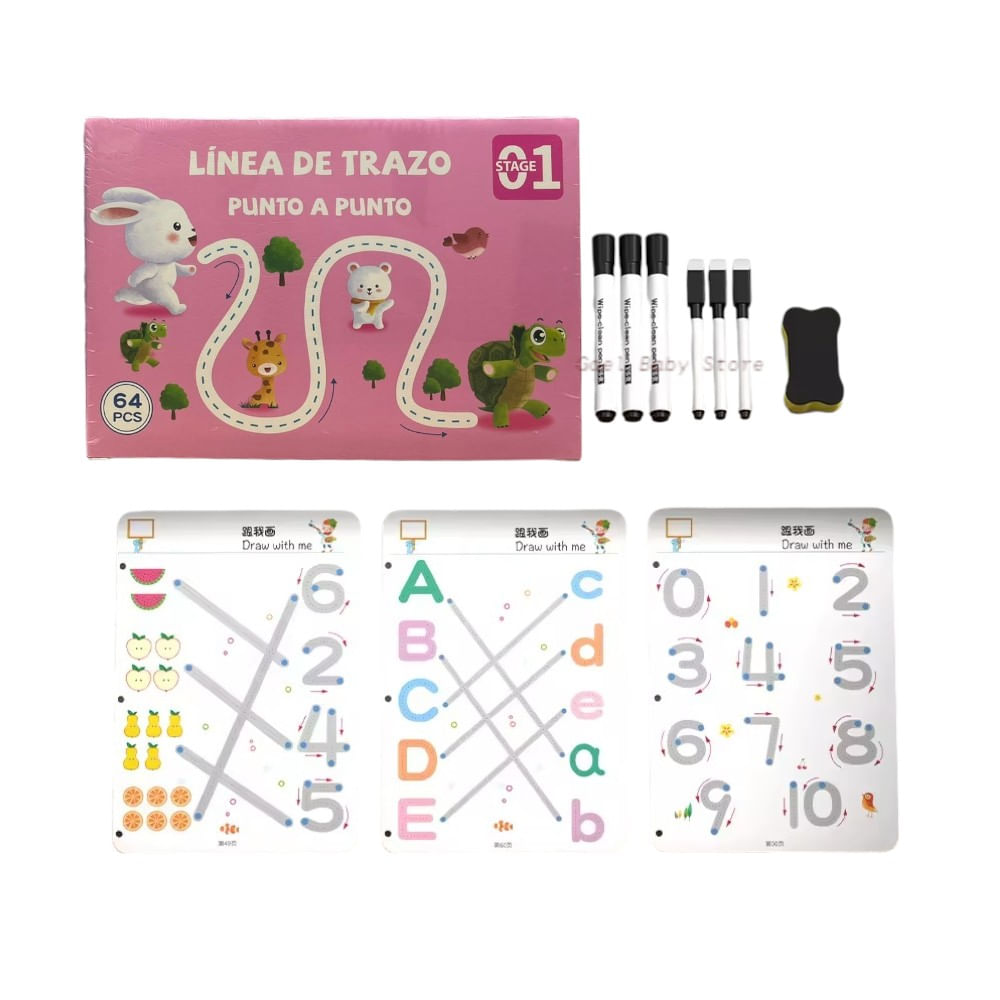 Aprende Jugando Libro de Trazos para Niña - Promart