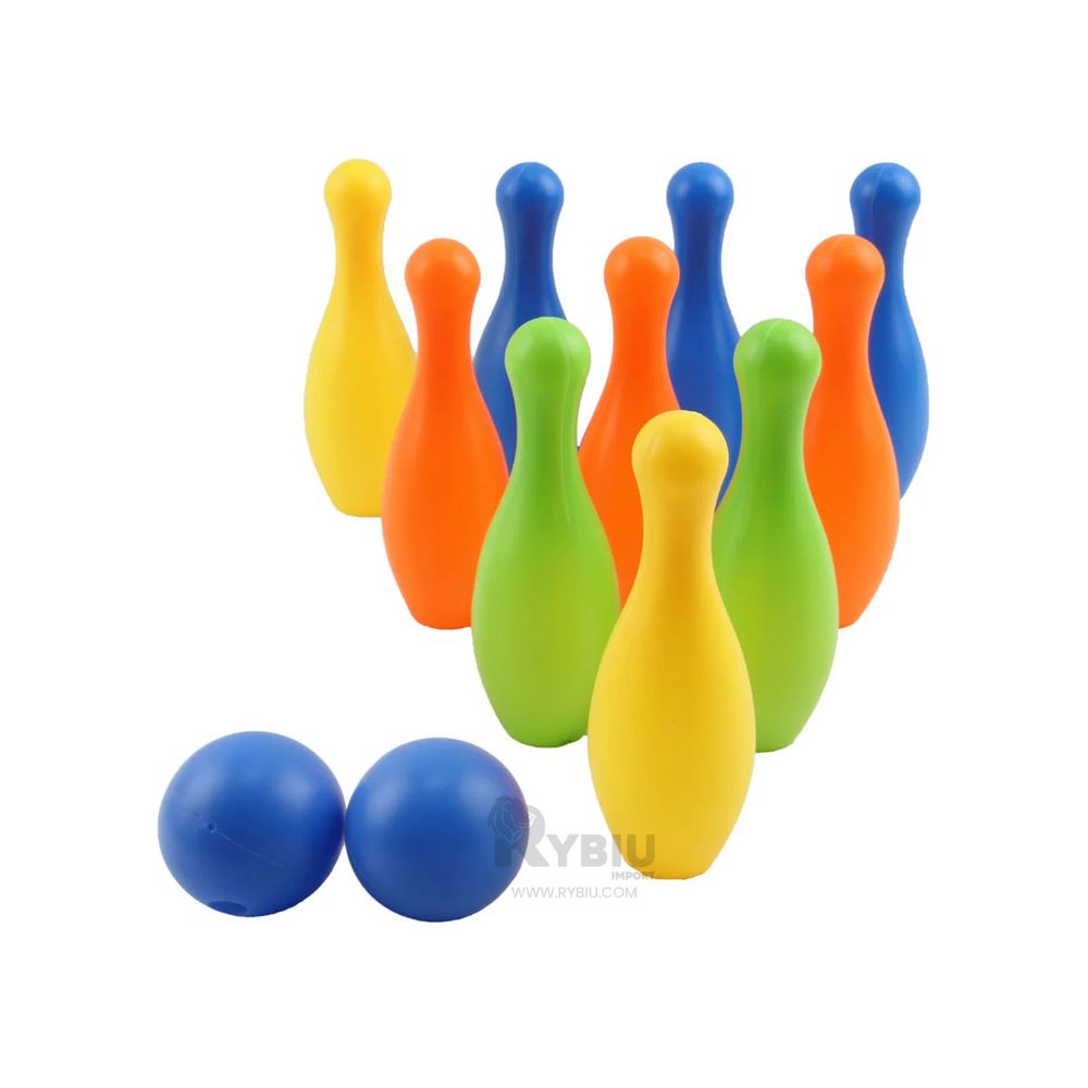 Juego de Bolos Set de 10 Pines para Niños de Multicolor - Promart