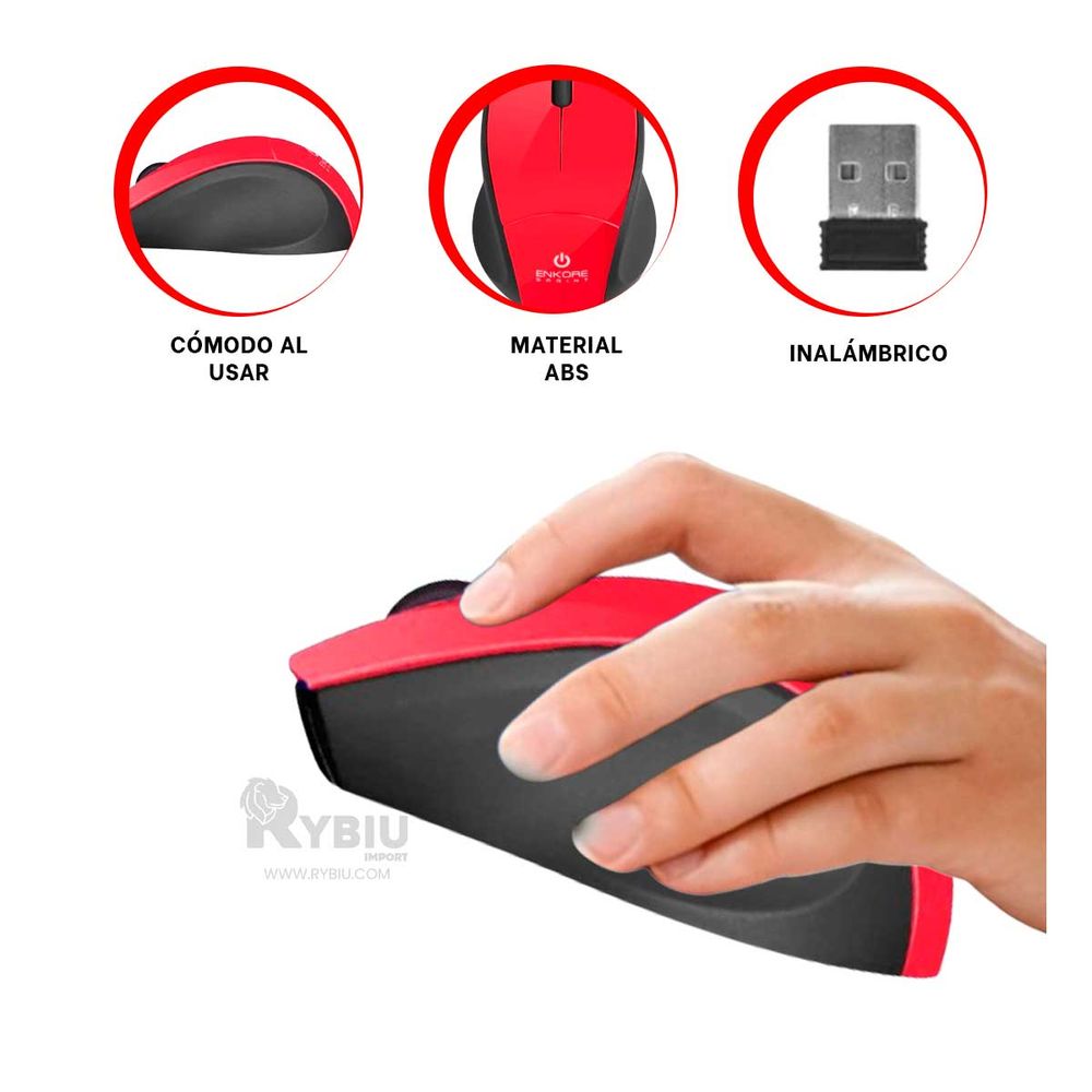 Raton Electronico para Juegos en Rojo Y+Post-it adhesivos - Promart