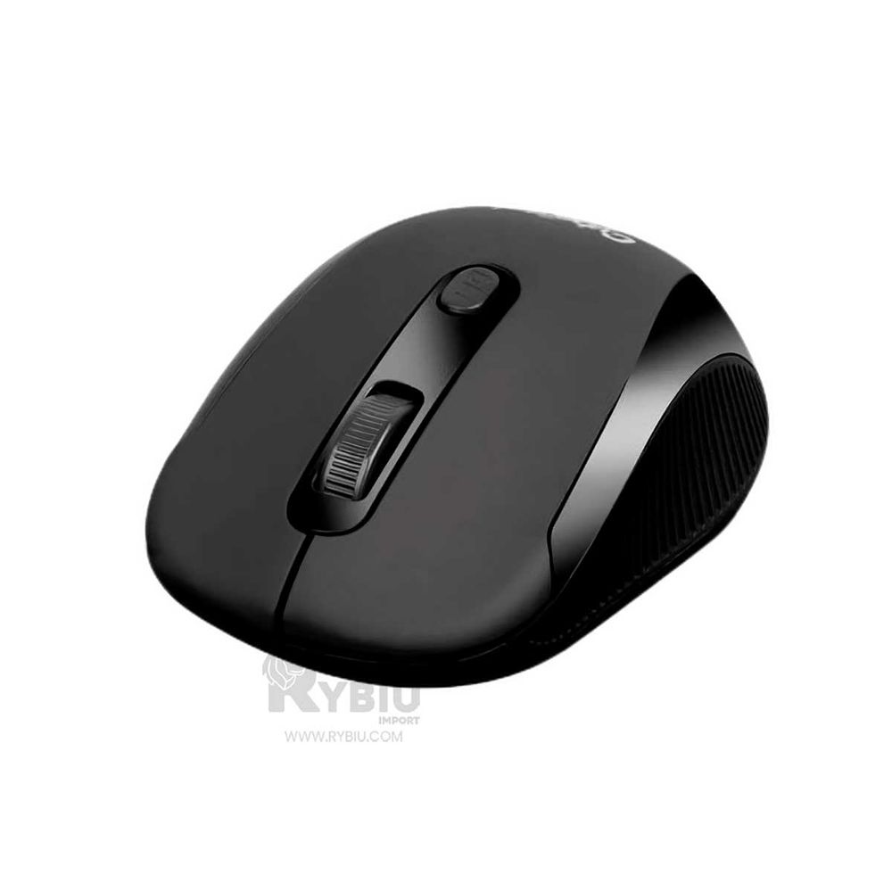 Mouse Inalambrico Moderno para Computadora en Negro - Promart