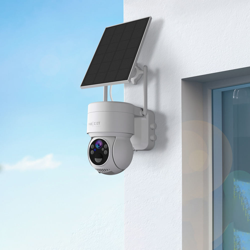 Camara Smart Nexxt Home MM107NXT26 Ptz Exterior 2K Solar - Promart
