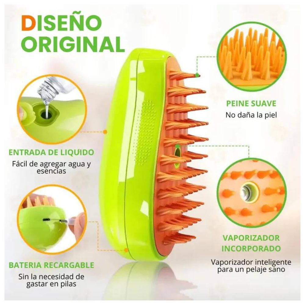 Peine Humidificador para Mascota Recargable - Promart