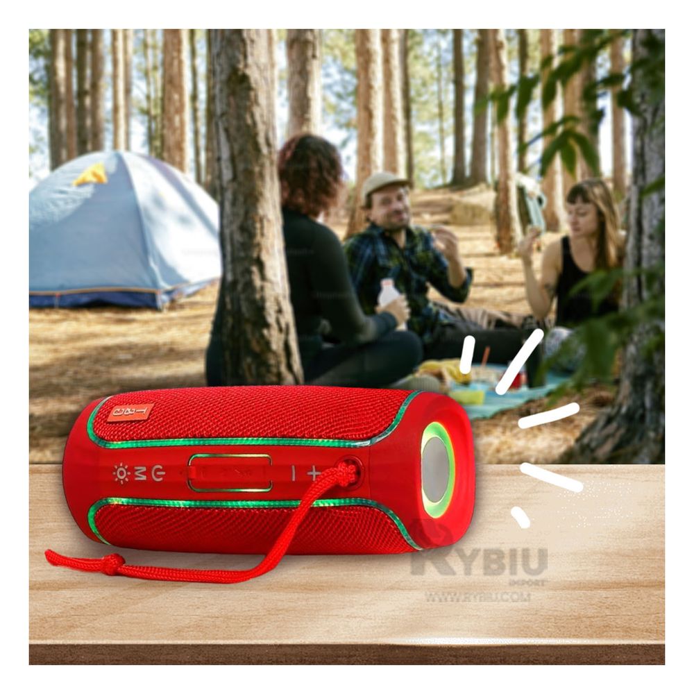 Parlante para Escuchar Musica Tono Rojo Y+Stickers - Promart