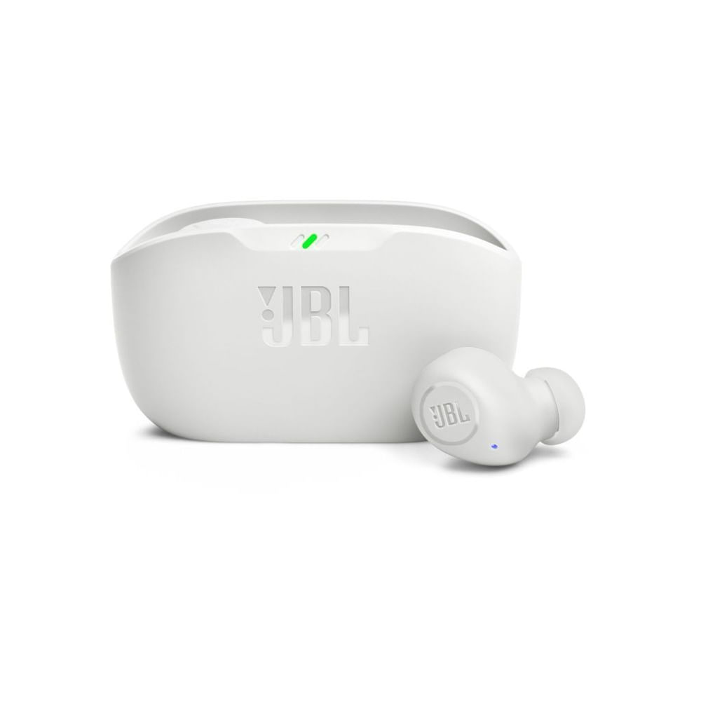 Auriculares JBL Wave Buds - Auriculares inalámbricos con micro - Blanco - Promart
