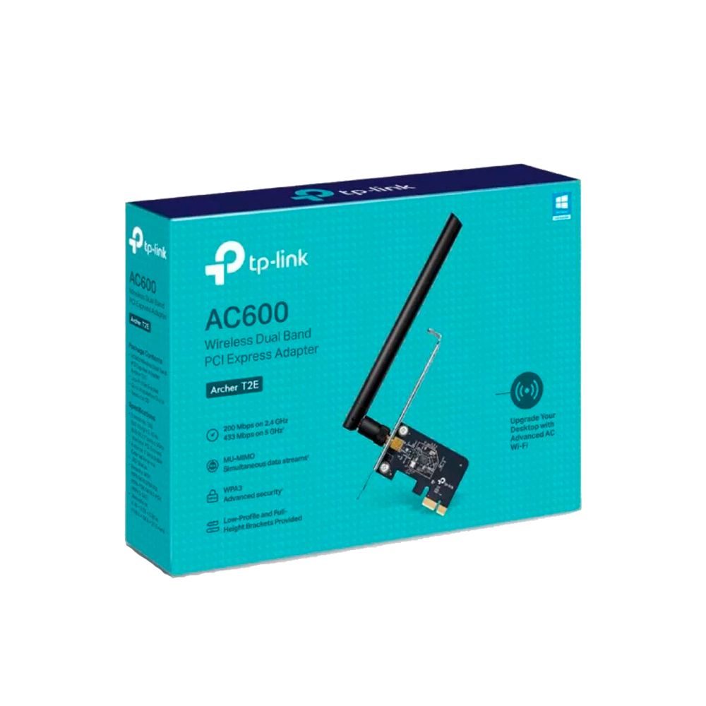 Tarjeta de red Tp Link Archer T2E Adaptador PCI Express Dual Band AC600 ...