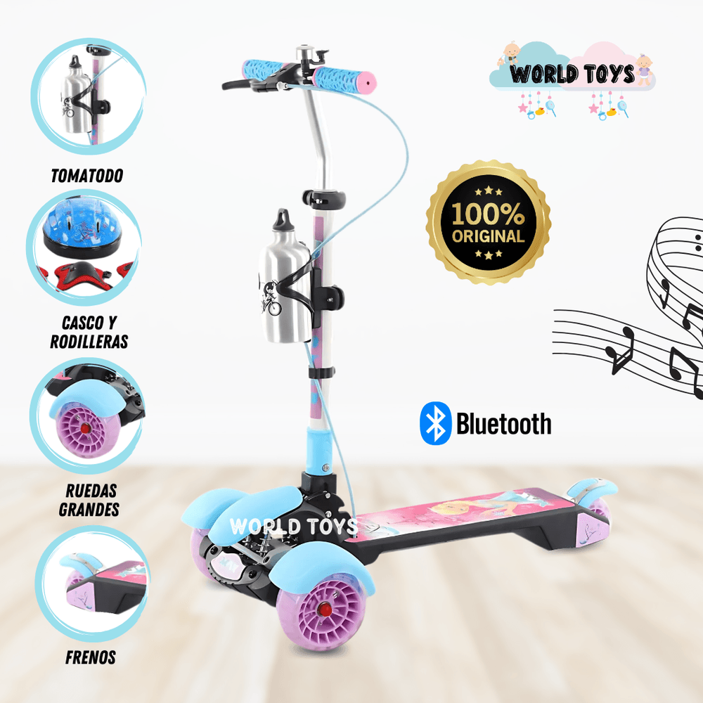 Scooter Musical Alexis con Tomatodo Rosa - Promart