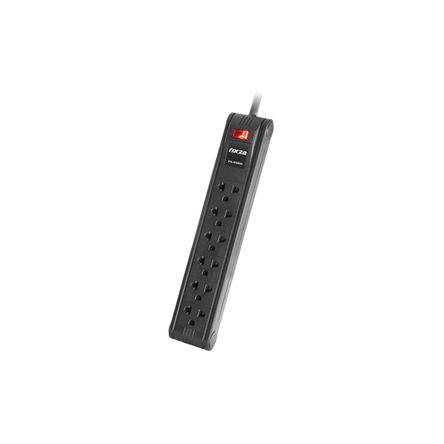 Supresor de Pico Forza Power Strip de 6 tomas y 3m de cable - Promart