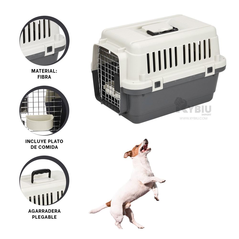 Portadora de Perro L50 en Plomo Oscuro Y+Post-it adhesivos - Promart