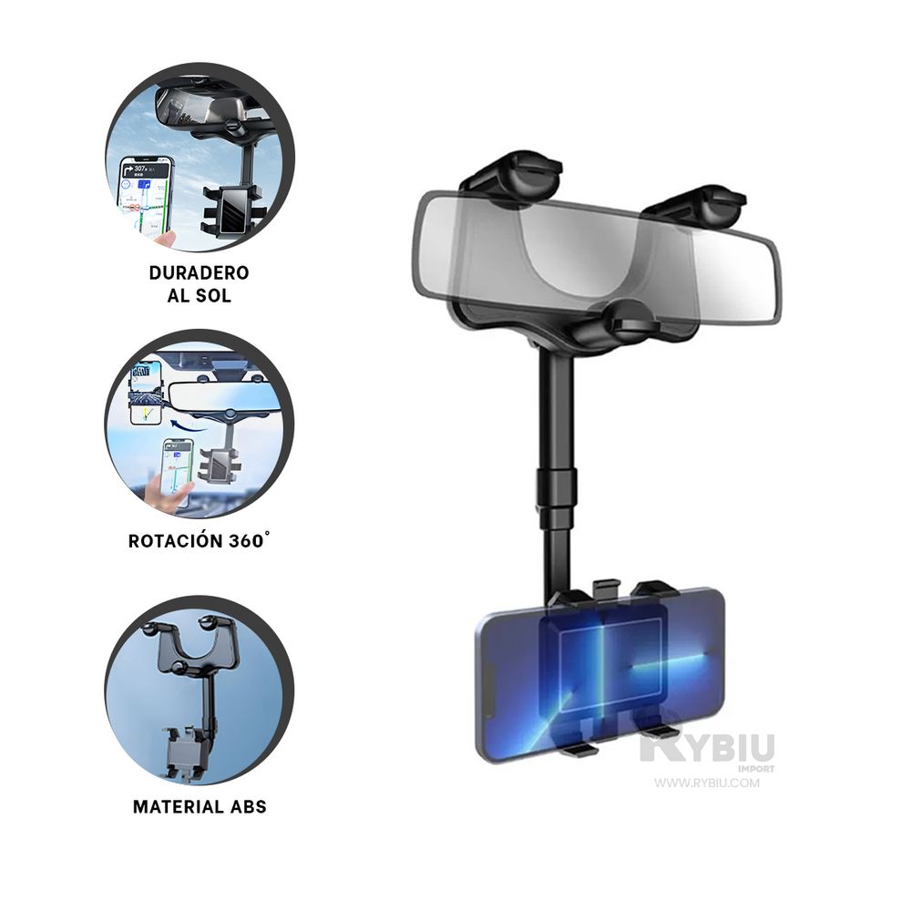 Soporte de Facil Montaje en Color Negro Y+Stickers - Promart