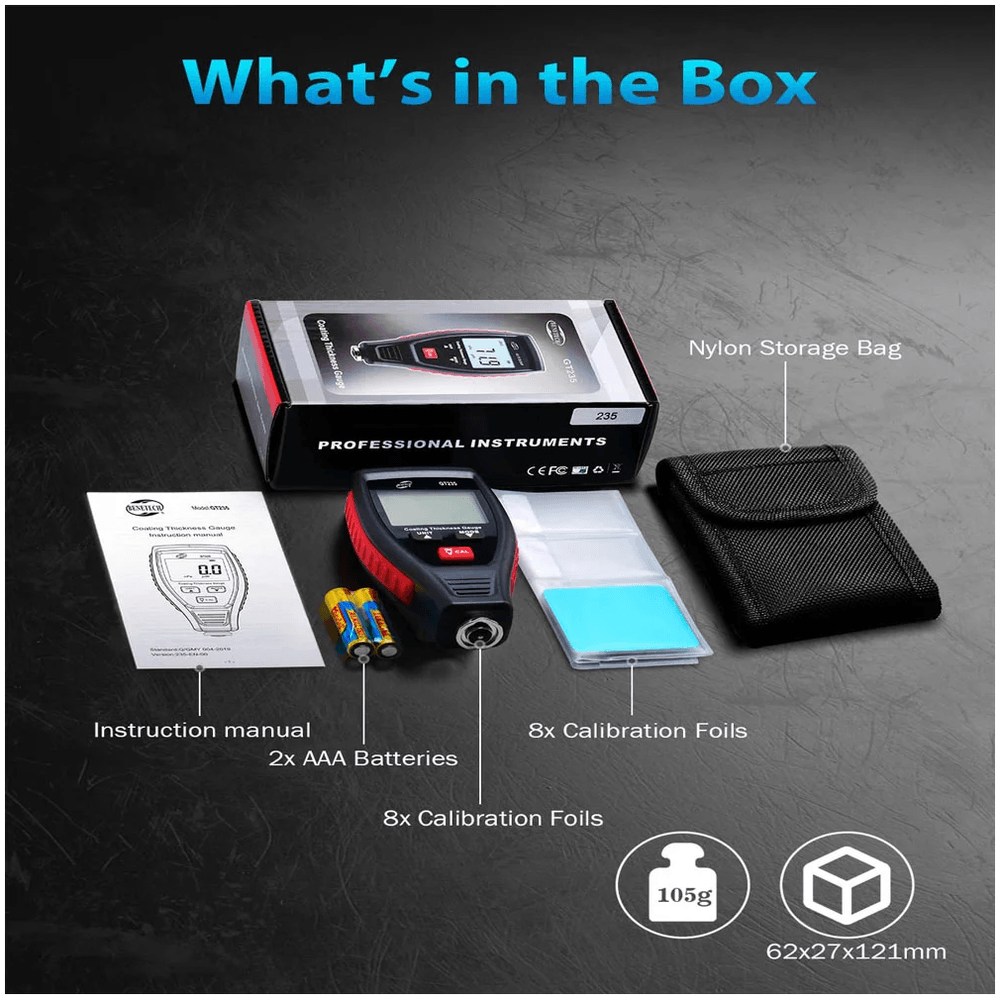 Medidor Profesional de Espesor de Pintura - BENETECH GT235 | Promart.pe - Promart