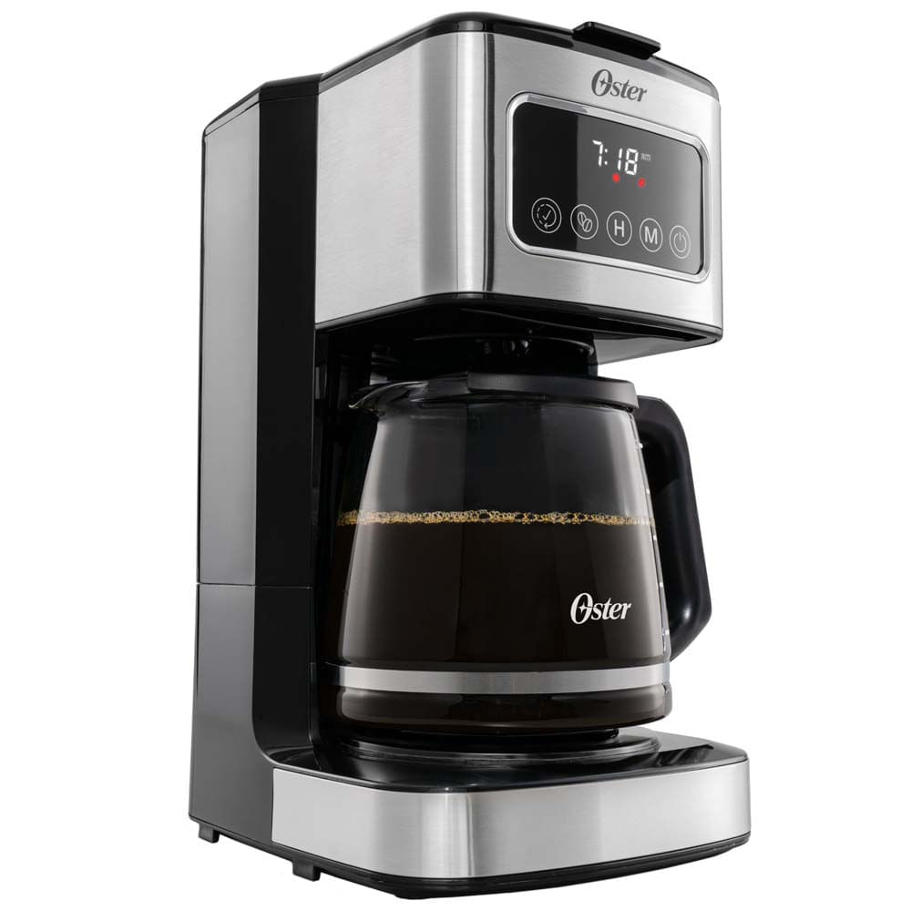 Cafetera OSTER 12 Tazas Goteo Pantalla Táctil BVSTDC4403 Negro - Promart