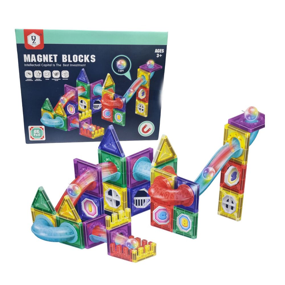 Juguete Magnetico Magnet Blocks 66 Piezas - Promart
