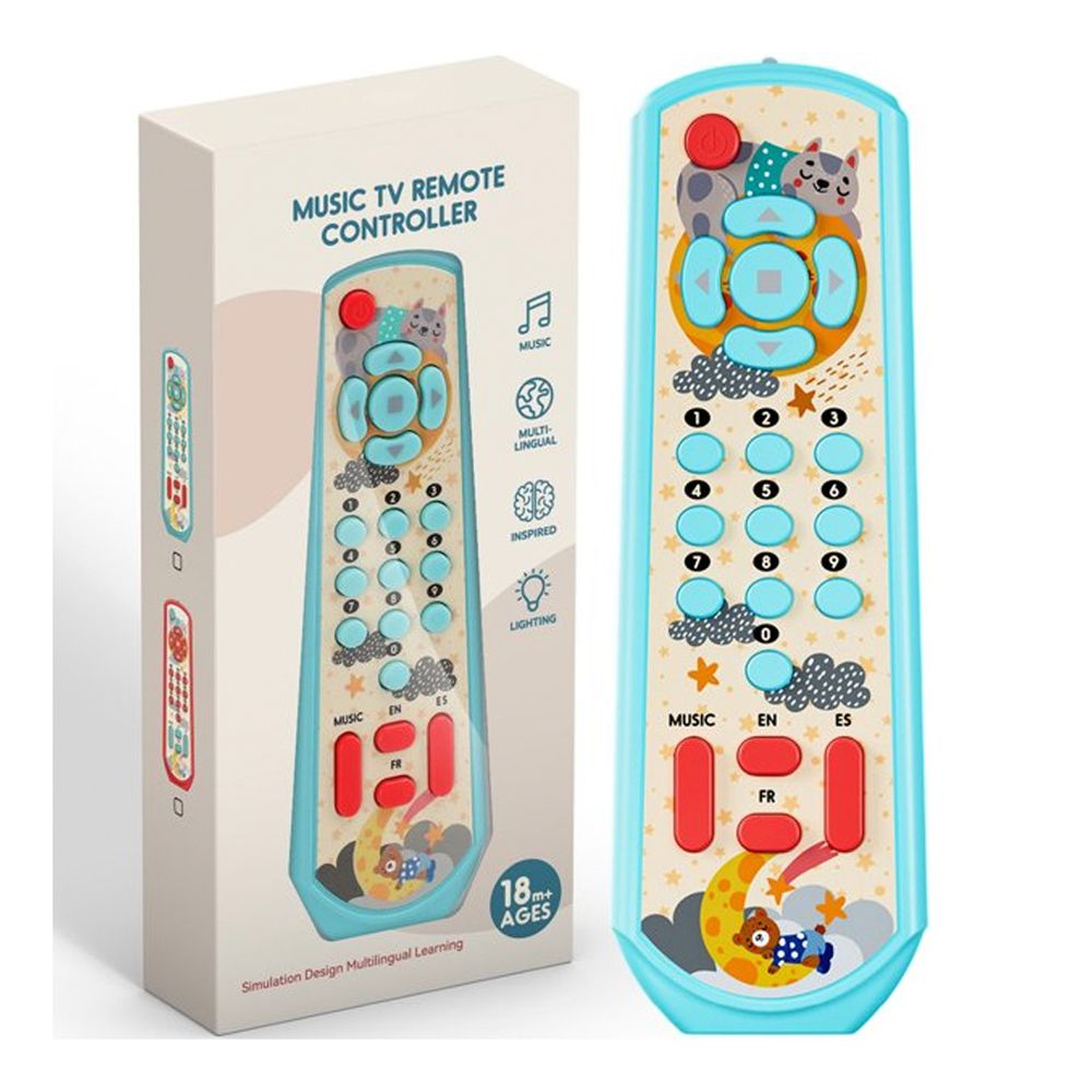 Control Remoto Musical Interactivo para Bebés Celeste - Promart