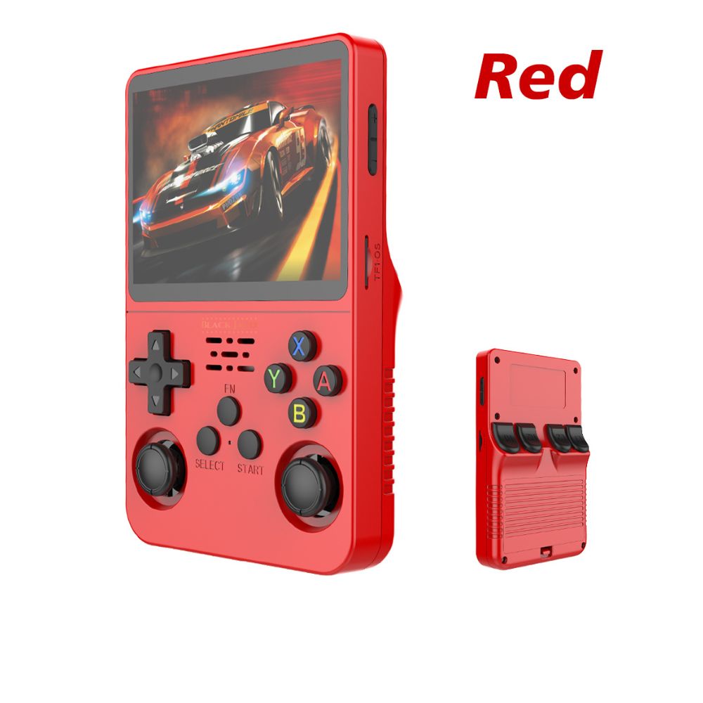 Consola de Videojuegos Portatil Retro R36S Rojo SD Kingston 128GB - Promart