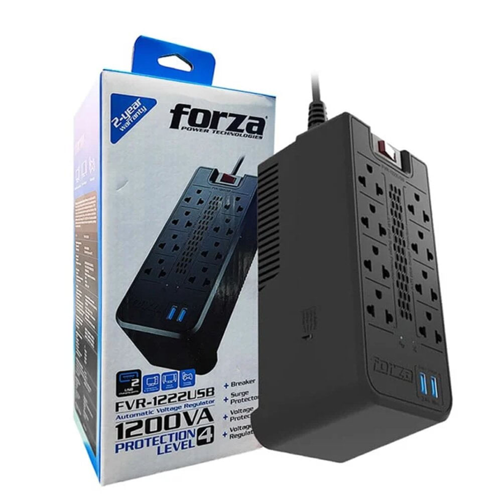Estabilizador Forza Fvr-1212Usb 1200va 600w - Promart