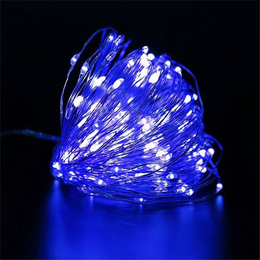 Alambre de Luces Led 10 Metros Azul | Promart.pe - Promart