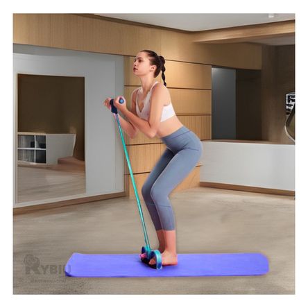 Liga Resistente para Entrenar en Celeste y Negro Y+Stickers - Promart