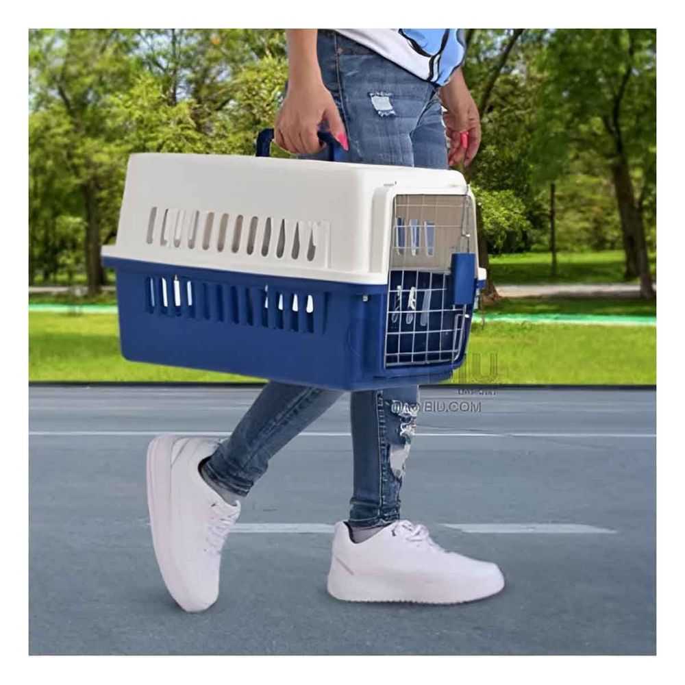 Transportadora Moderna L50 en Color Azul Y+Stickers | Promart.pe - Promart