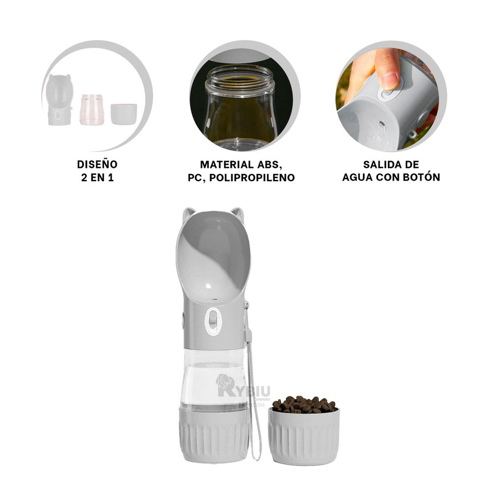 Dispensador Agua Forma Gato Color Plomo | Promart.pe - Promart