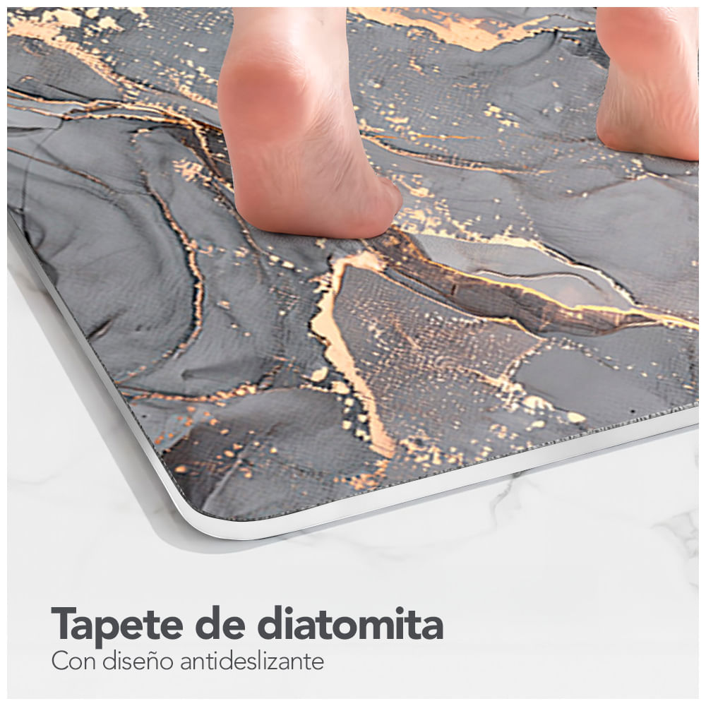 Piso Alfombra Super Absorbente Media Luna Baño | Promart.pe - Promart