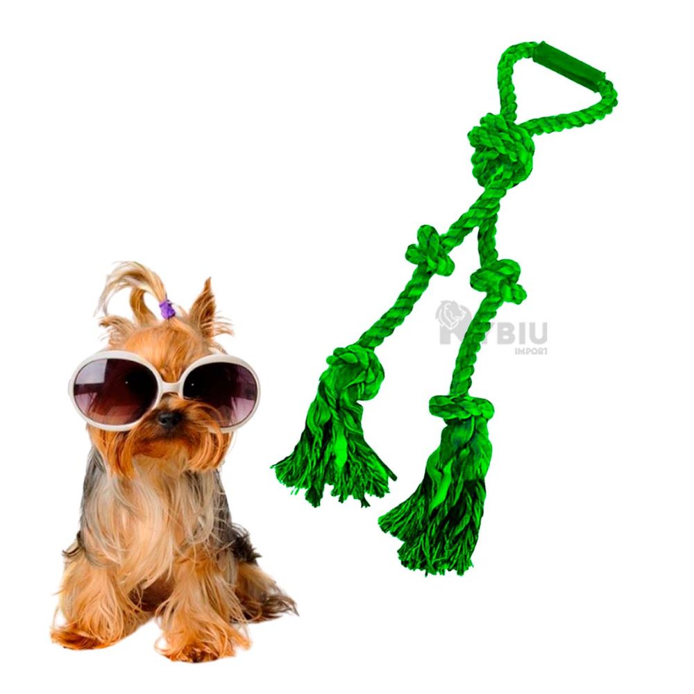 Soga Ideal para Jugar con Perros de Color Verde Y+Agendita - Promart