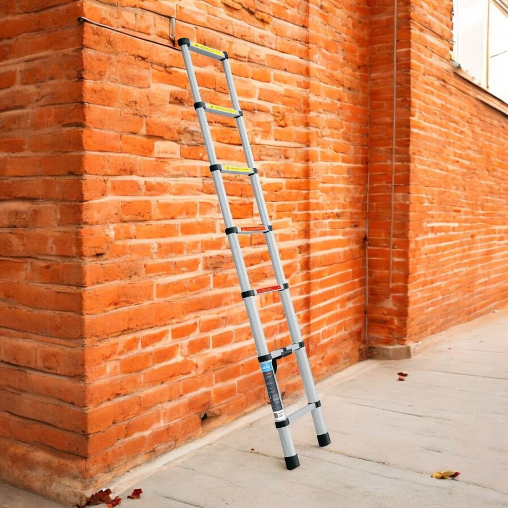 Escalera Telescopica Truper 7 Pasos Aluminio - Promart