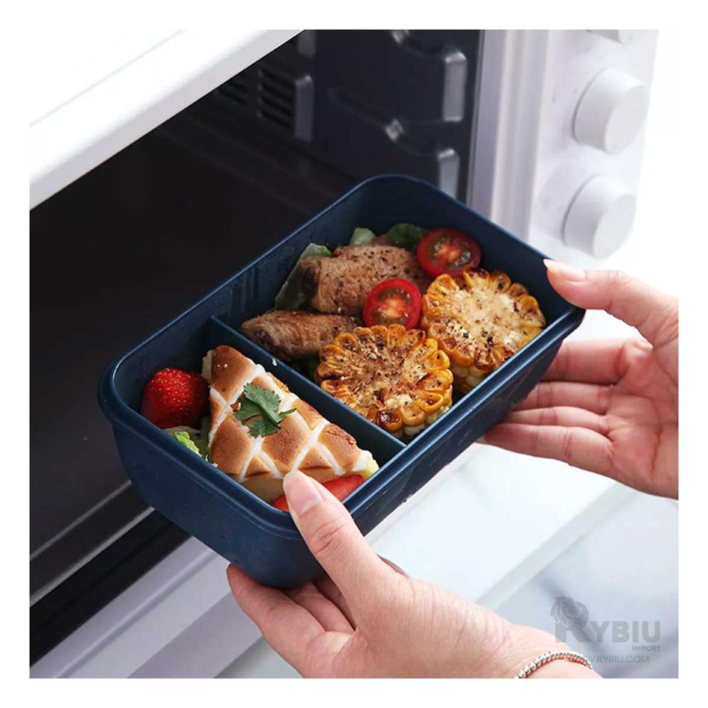 Taper Eficiente de Comida en Color Azul Y+Regalo Agendita - Promart