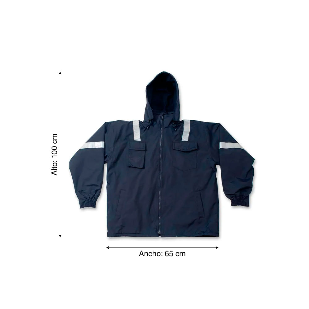 Casaca Tashlan Polar con cintas reflectivas Talla: Large Werken - Promart