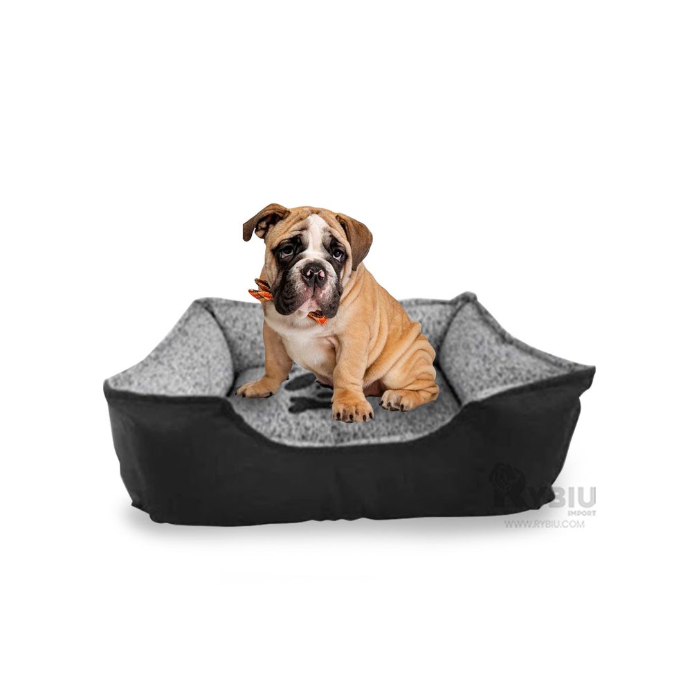 Cama Hipoalergica para Perros de Negro Y+Regalo Stickers - Promart