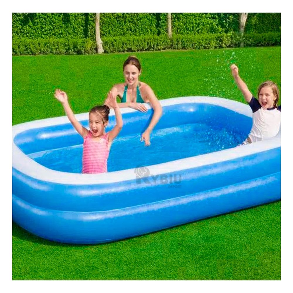 Piscina Mediana Linda en Celeste Y+Regalo Stickers - Promart