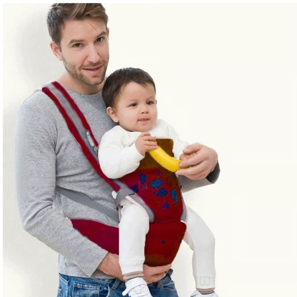 Canguro Para Bebé Ergonómico Ballena 3 en 1 Guinda - Promart