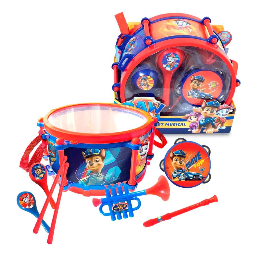 Set Tambor E Instrumentos Musicales De Paw Patrol - Promart